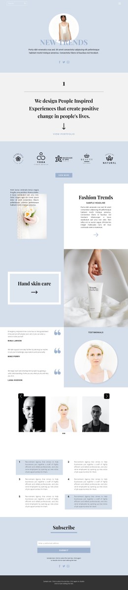 510 Fashion & Beauty CSS Templates