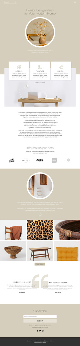 520 Interior Templates | Nicepage