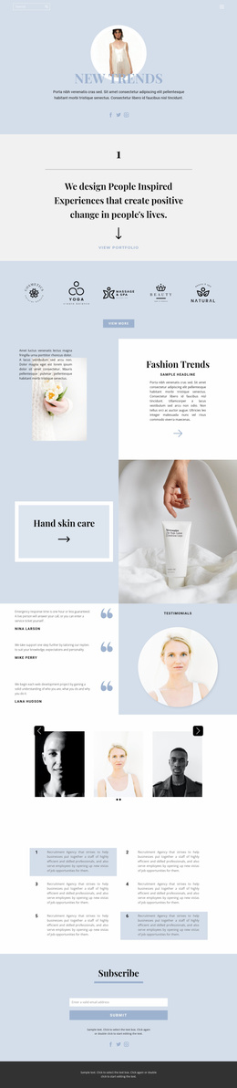 Zara Website Template