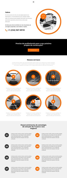 Primeira classe - Modelo HTML5 por Nicepage