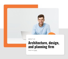 Architecture, design and planning firm - Landing Page by Nicepage