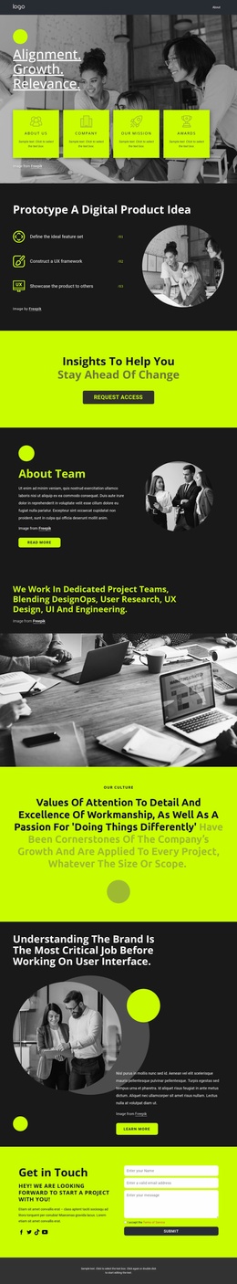 Research Website Templates | Nicepage