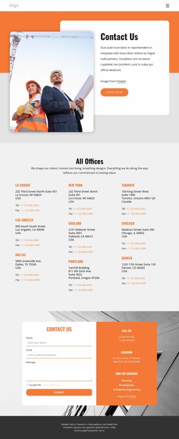 180 Contact Page Website Templates | Nicepage