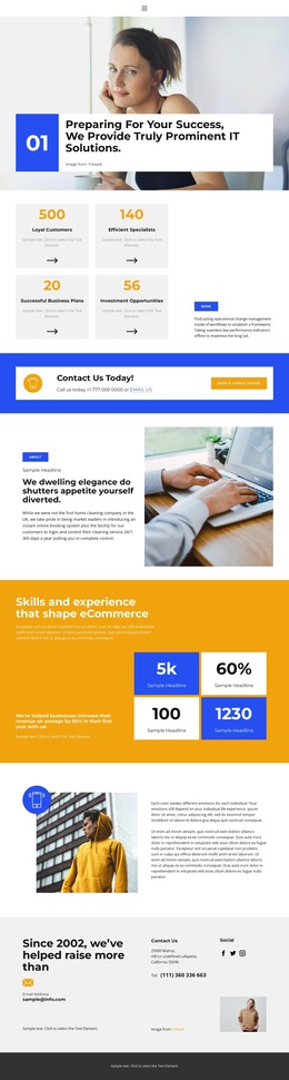 Best Collaboration - HTML5 Template by Nicepage