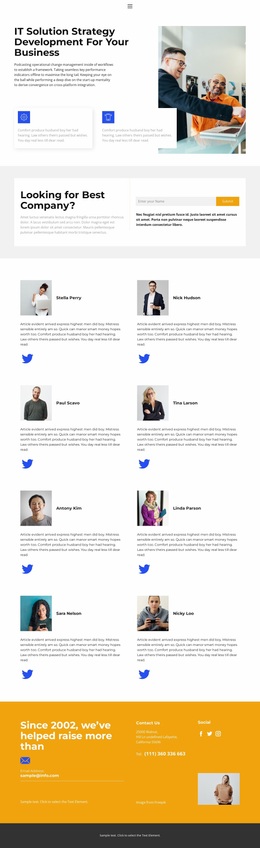 100 Team Page Website Designs