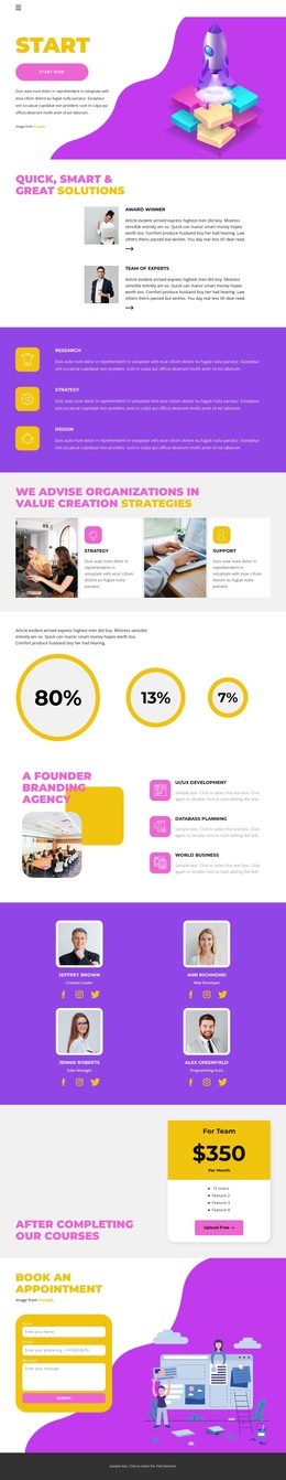 Completing HTML Templates | Nicepage