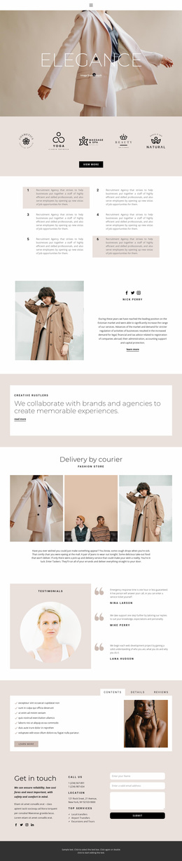 Courier Website Templates | Nicepage