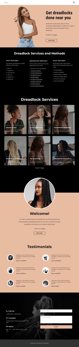 Visit us - One Page Template by Nicepage