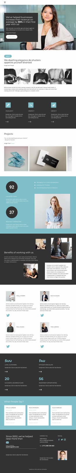 Innovation at work - Website Template by Nicepage