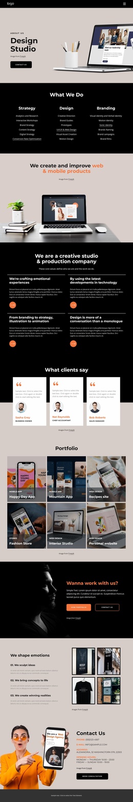 130 Landing Page Website Templates | Nicepage