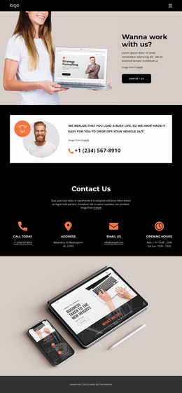 We believe in honest communication - Website Mockup by Nicepage
