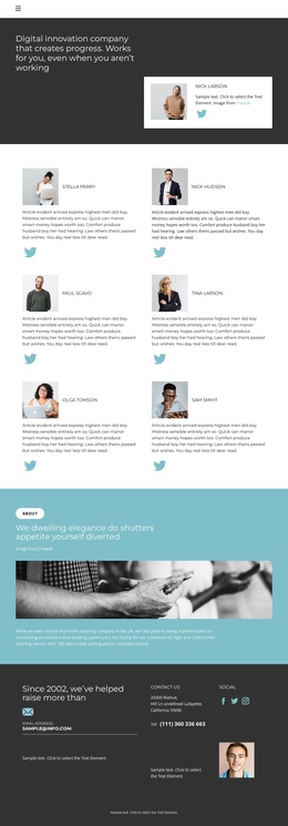 What do you need - One Page Template by Nicepage