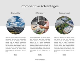 Сompetitive advantages - Web Page Design by Nicepage