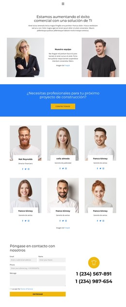 Lo mejor del equipo - Plantilla HTML por Nicepage
