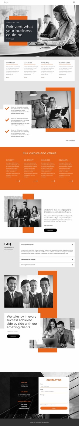 Values Website Templates | Nicepage