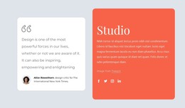 Quote block - CSS Template by Nicepage