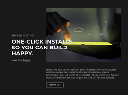 Cloud servers - Website Template by Nicepage