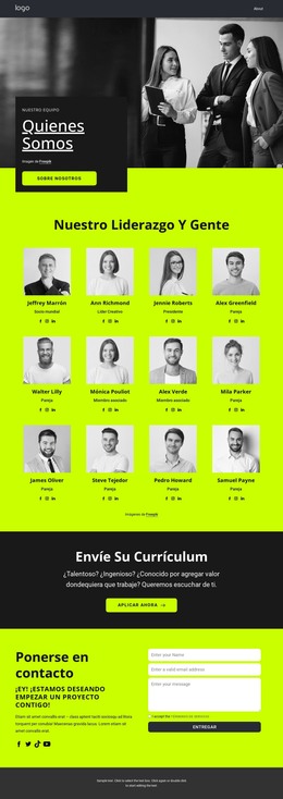 Currículum Plantillas HTML | Nicepage