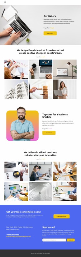 Benefits of learning - Website Mockup by Nicepage
