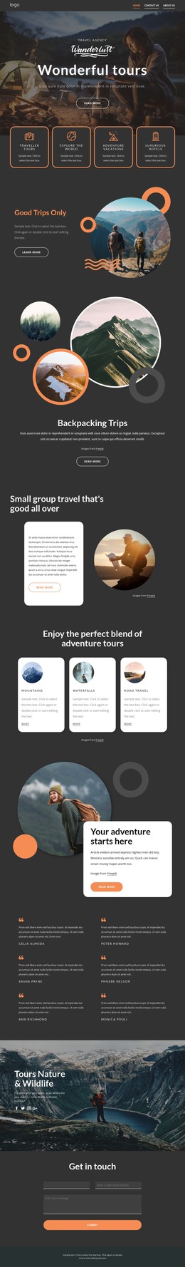 1200 Home Page HTML Templates | Nicepage