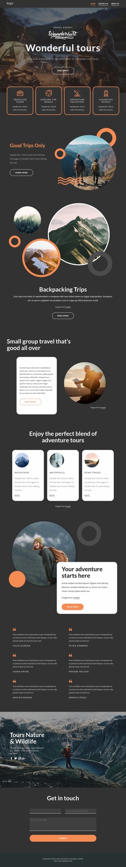 Extreme mountain expedition - Landing Page by Nicepage