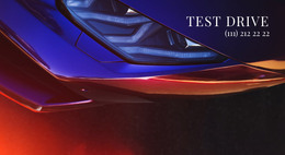 Sign up for a test drive - Template by Nicepage