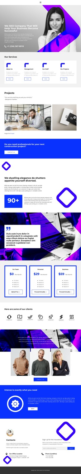 Representative - CSS Template by Nicepage