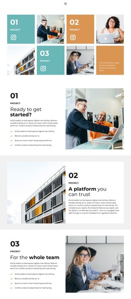 Deliver smart outcomes - HTML Template by Nicepage