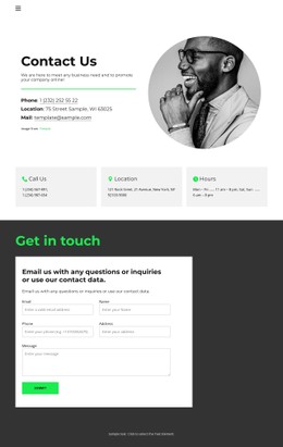 Submission form - CSS Template by Nicepage