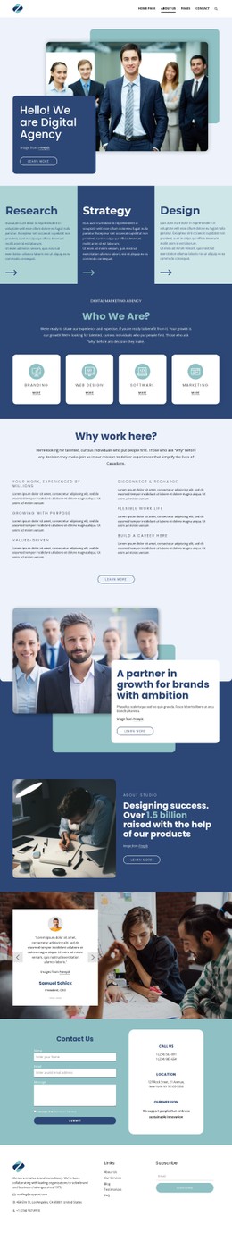 Amazing portfolio - CSS Template by Nicepage