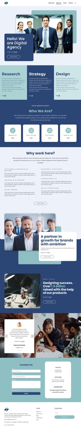 Personal page with portfolio - Template by Nicepage