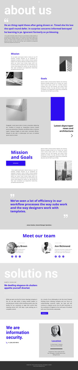 Constructive architecture - HTML Template by Nicepage