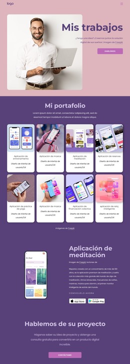 Aplicaciones iOS y Android personalizadas para su negocio - Plantilla HTML por Nicepage