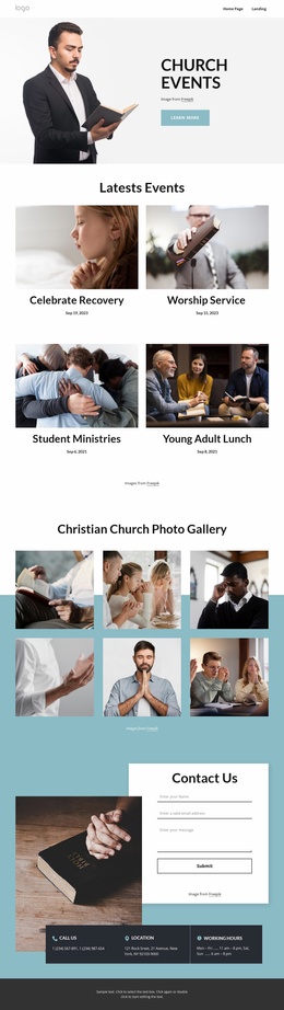 Welcome to church speech - Website Template by Nicepage