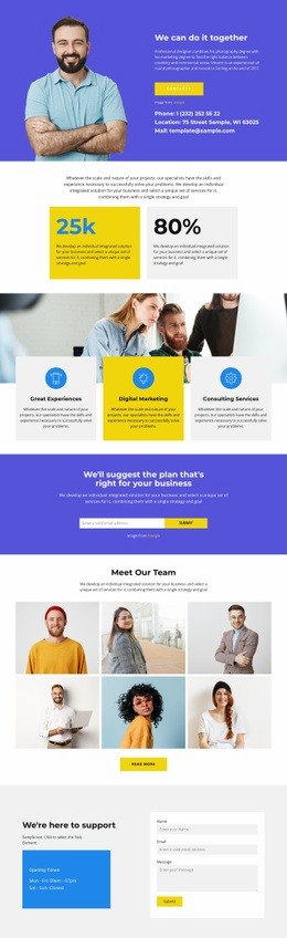 Integrated solution - Html Code Example by Nicepage
