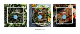 Check out the menu - Website Template by Nicepage