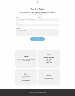 Check out the menu - Web Page Design by Nicepage