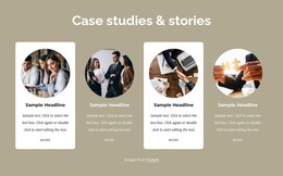 Case studies - CSS Template by Nicepage