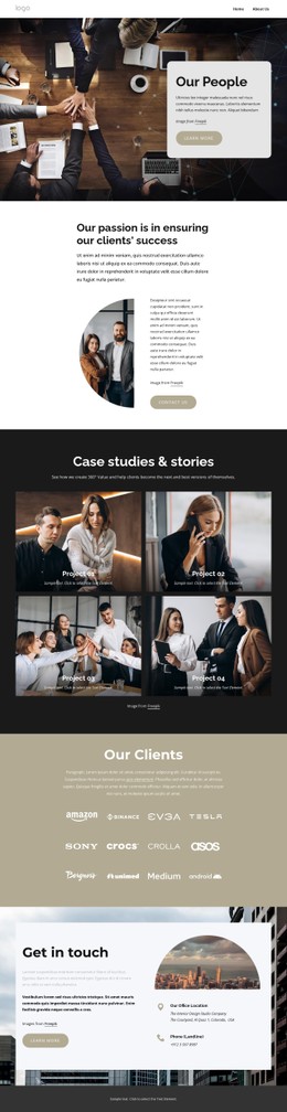 Executive team - CSS Template by Nicepage