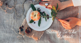 Creative food - Web Page Design by Nicepage