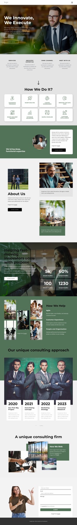 1050 Home Page Website Designs | Nicepage
