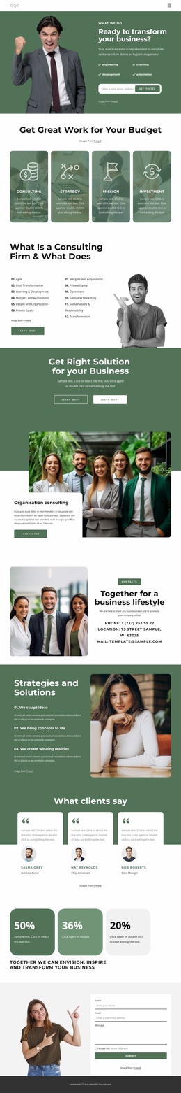 Client Website Templates | Nicepage