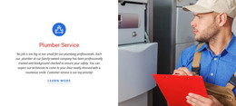 Plumber service - Landing Page by Nicepage