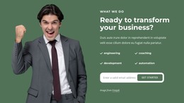 We solve complex business problems - Template by Nicepage