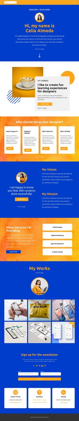 Developing excellence in service design - HTML5 Template by Nicepage