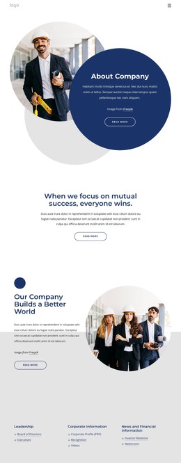 Constructing infrastructure - Website Template by Nicepage
