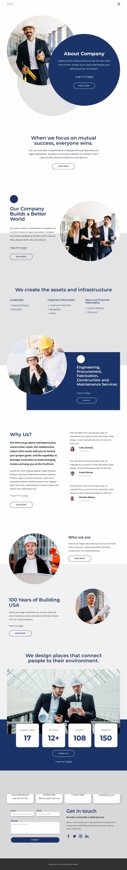 Information block - Web Page Design by Nicepage