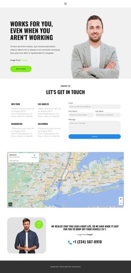 Meet technical support - WordPress Theme by Nicepage