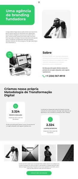 Configurando o trabalho Modelo