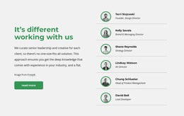 320 Team HTML Templates